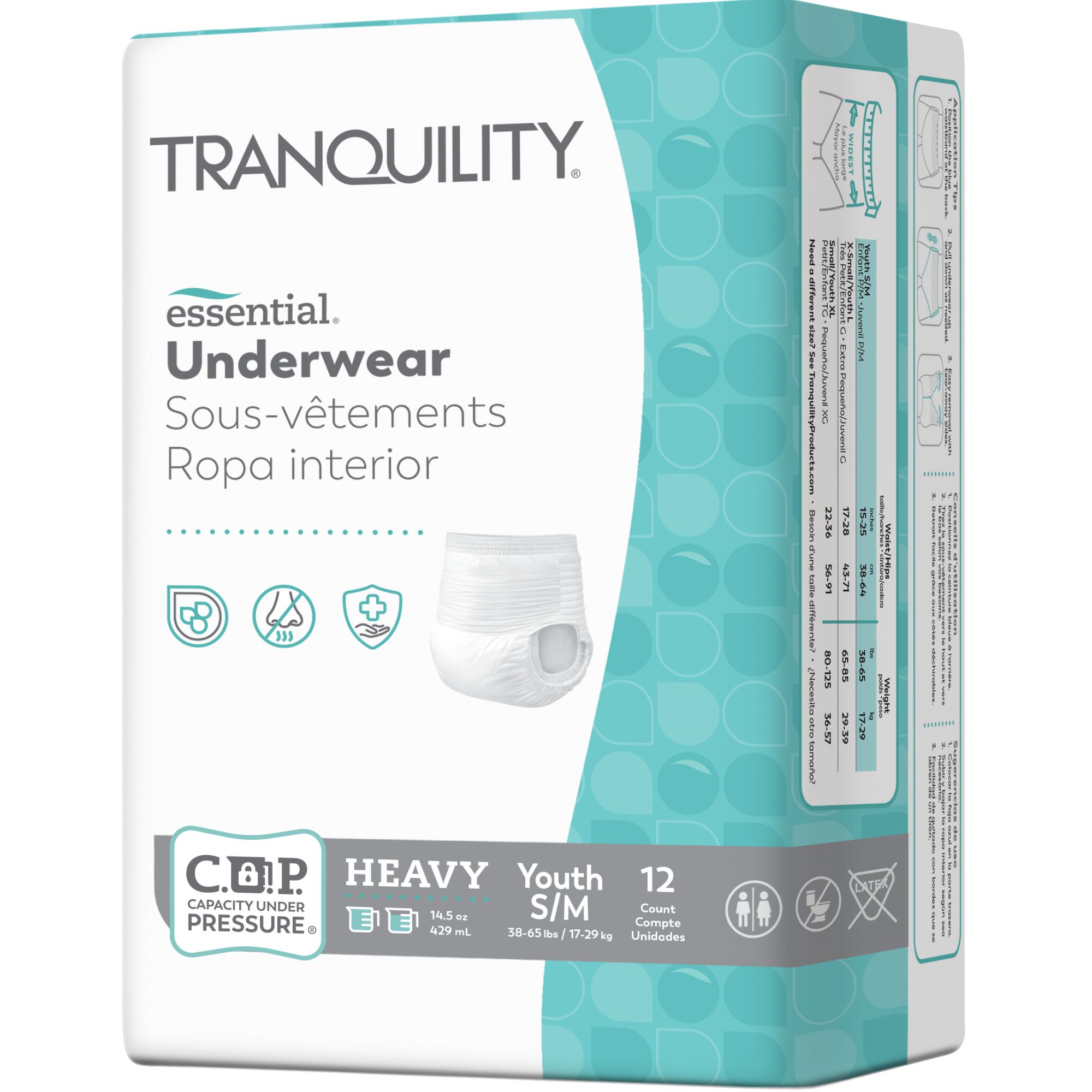 Tranquility Essential Adult Incontinence Pull-Up Underwear, Heavy ...