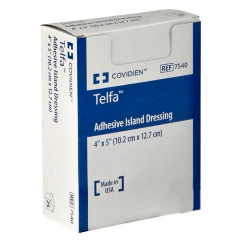 Telfa Adhesive Island Dressing, 4 X 5" | Shop at Carewell