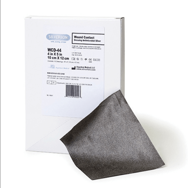 Silverlon Wound Pad Dressing, 4" x 4 1/2" | Shop at Carewell