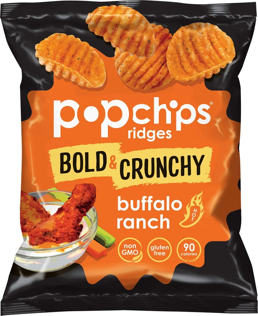 Popchips Buffalo Ranch Ridges Potato Chips | Carewell
