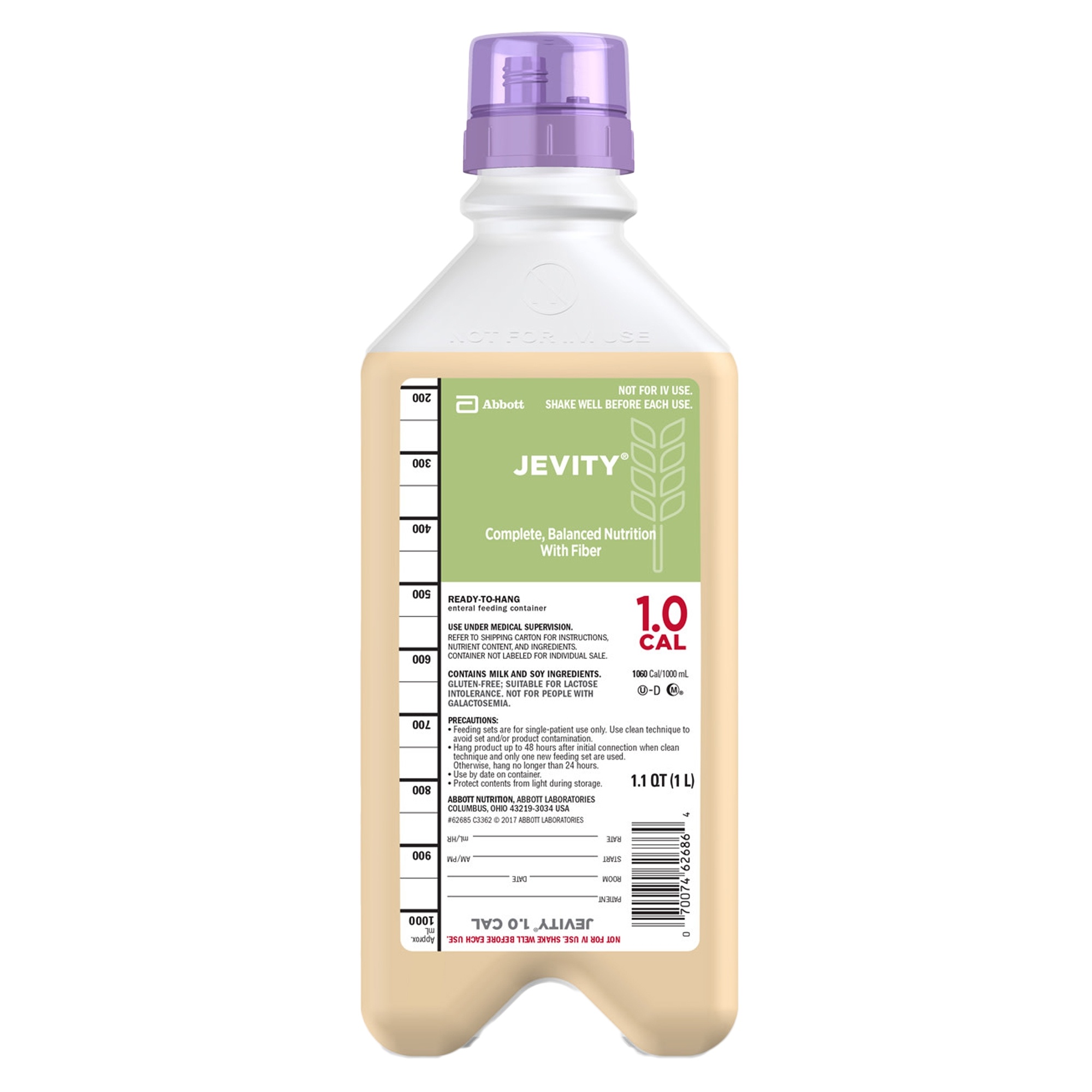 Jevity 1.0 Cal Tube Feeding Formula | Shop at Carewell