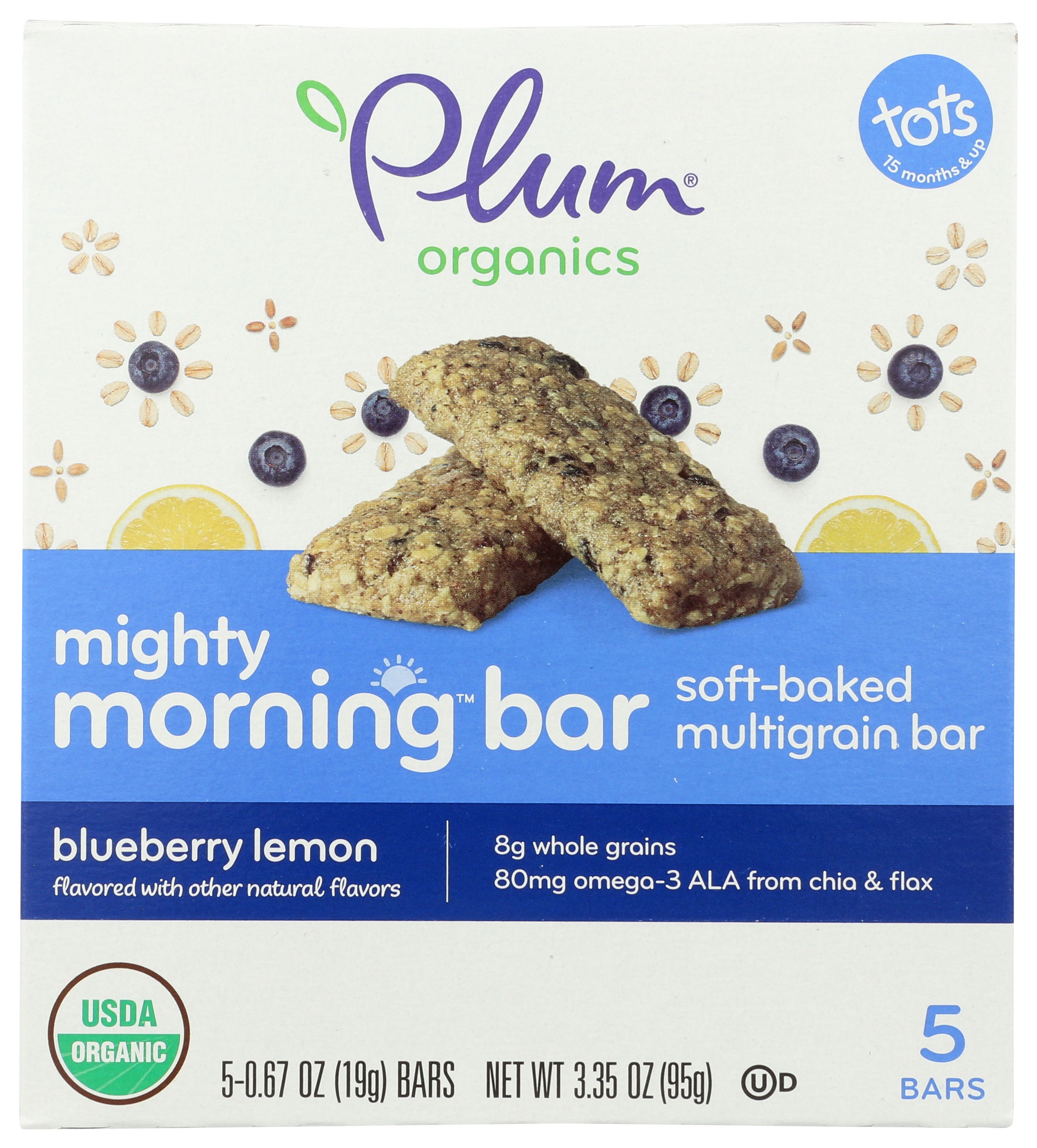 Plum Organics Mighty Morning Tots Bars | Shop at Carewell