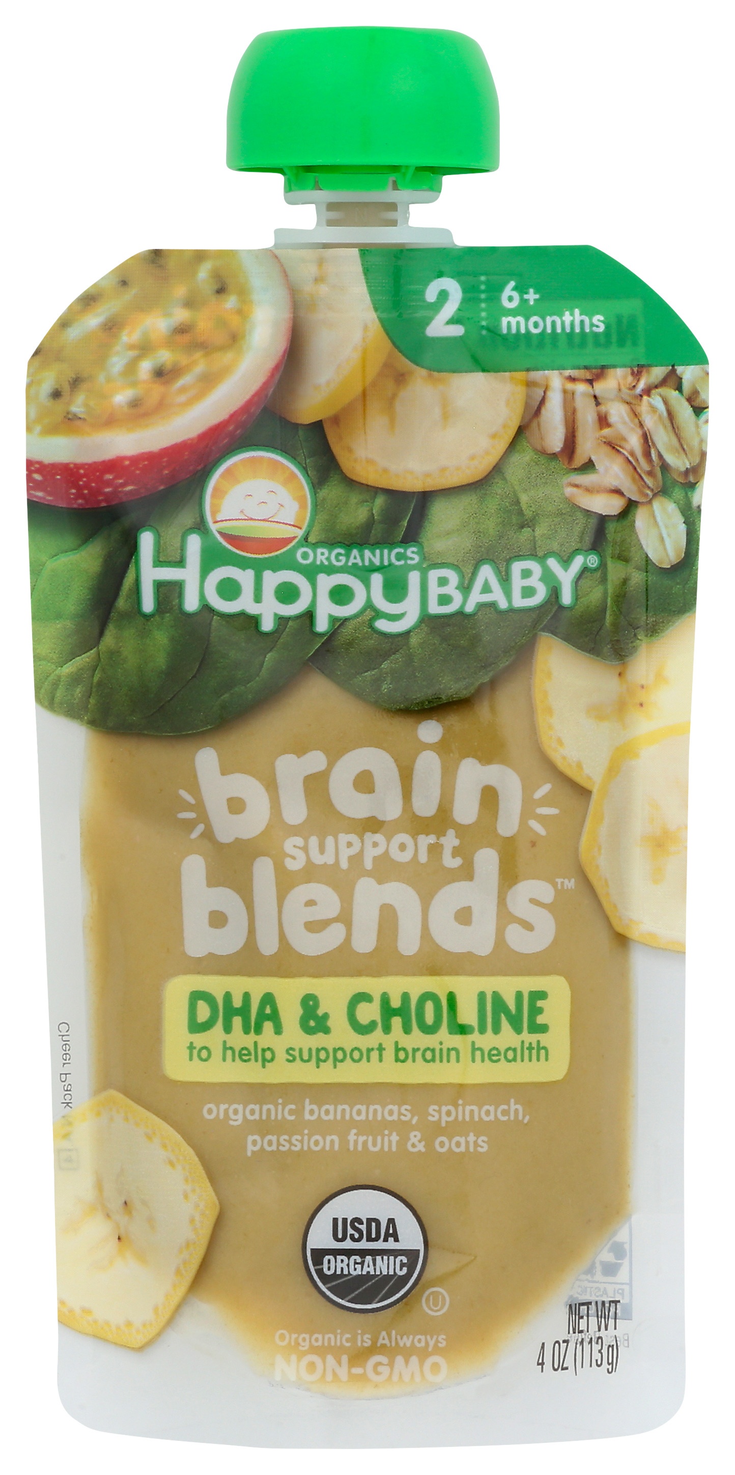 Happy Baby Brain Support PureeBlends | Shop at Carewell