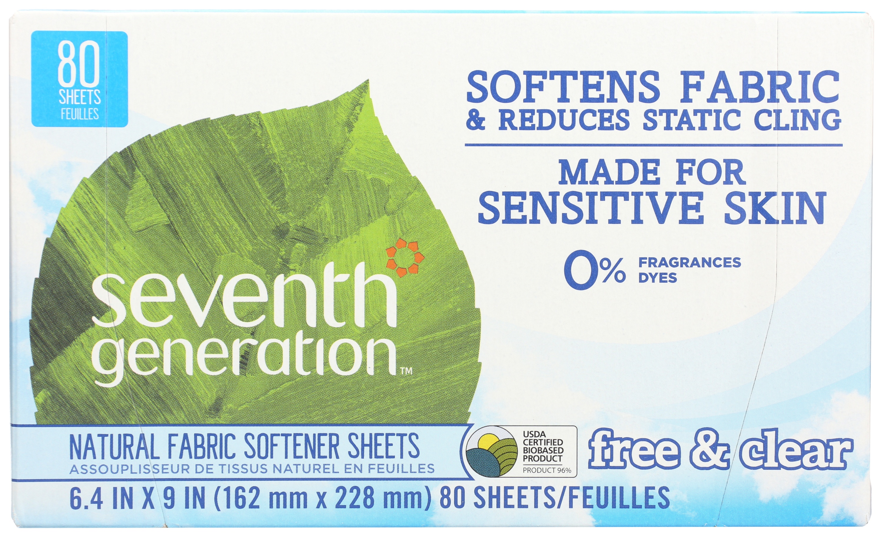 Seventh Generation Fabric Softener Sheets | Shop at Carewell