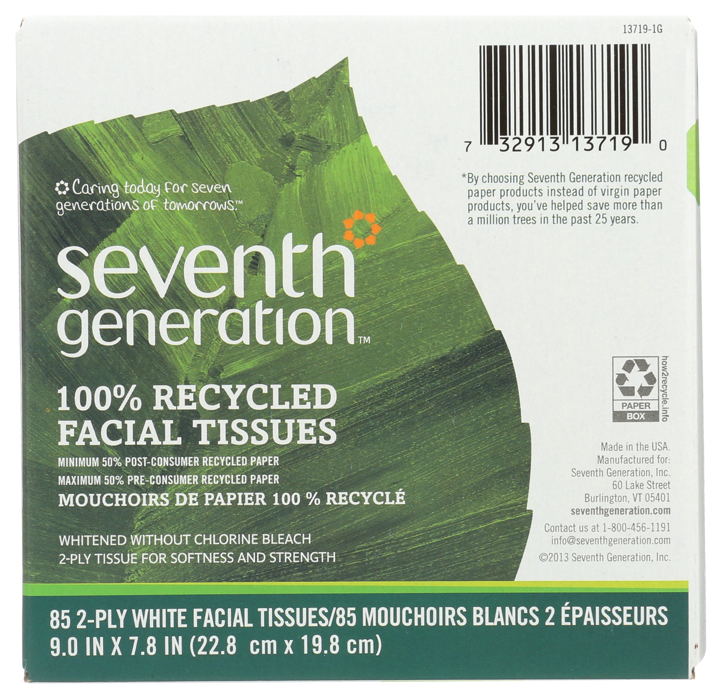 Seventh Generation Facial Tissues | Shop at Carewell