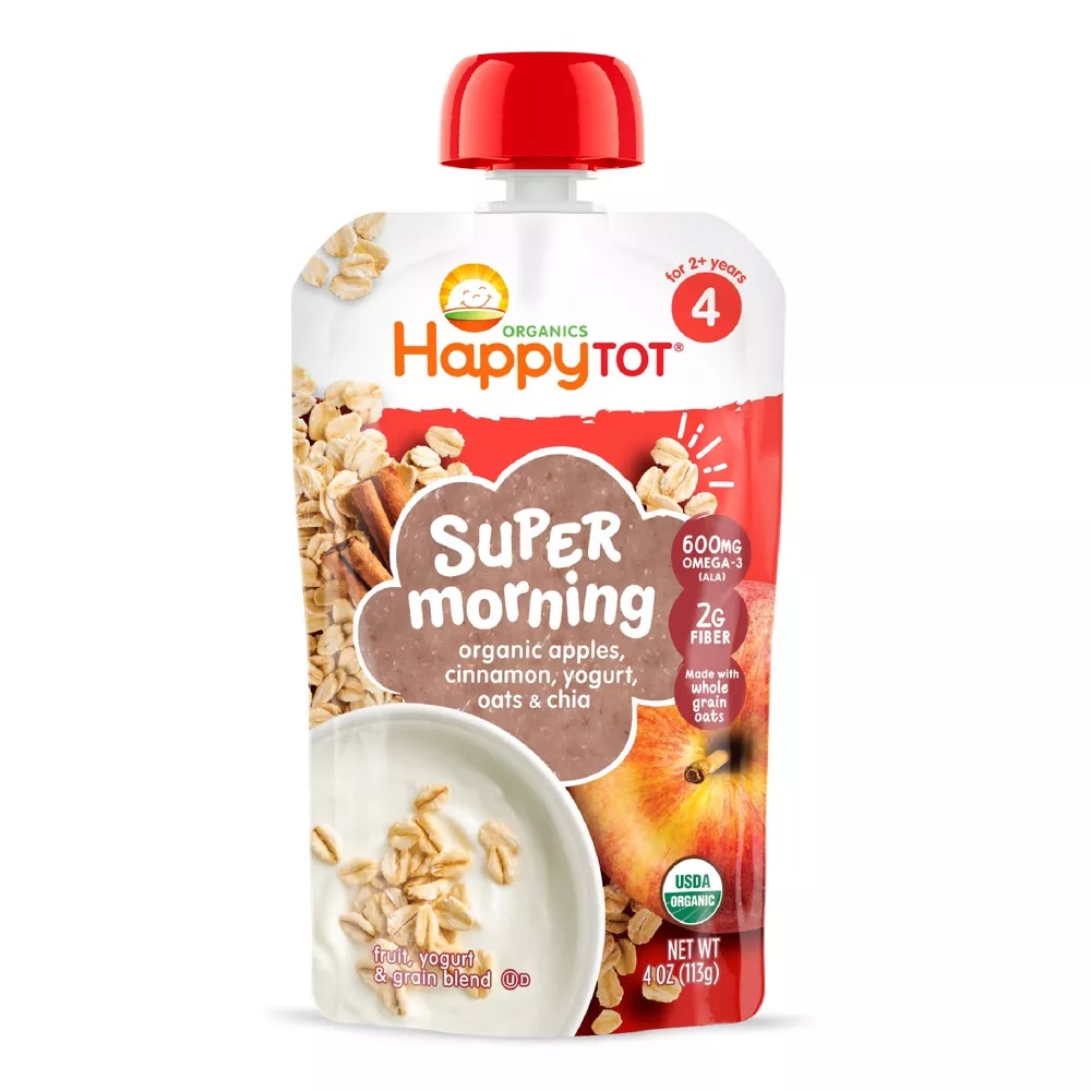 Happy Tot Super Morning Puree Pouches | Shop at Carewell