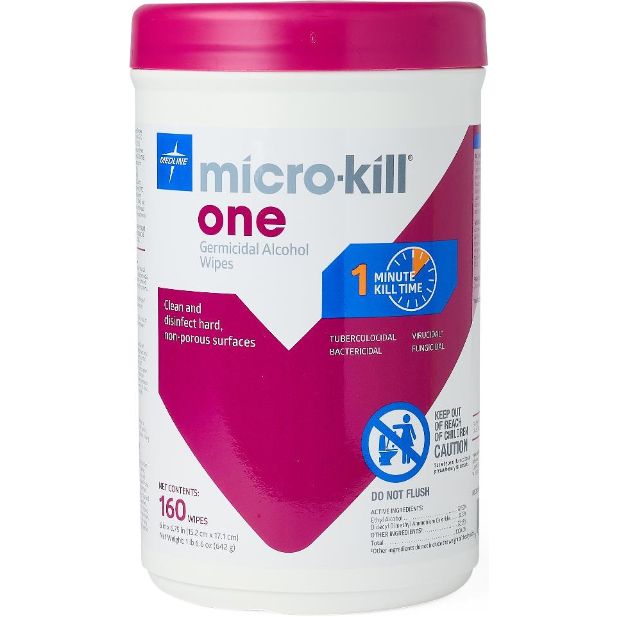 Micro-Kill One Germicidal Alcohol Wipes | Shop at Carewell