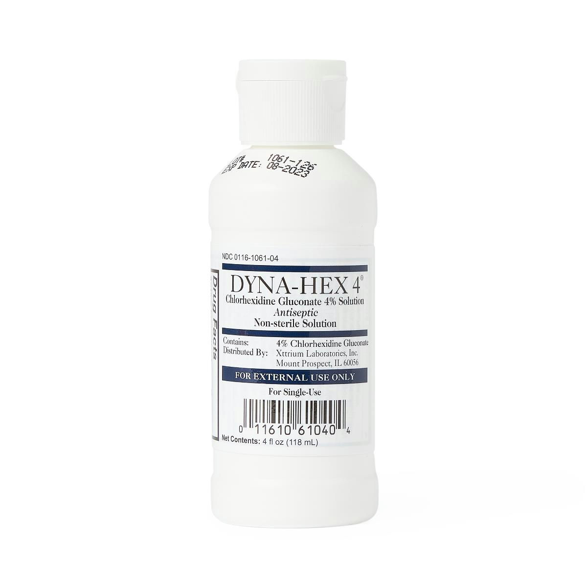 Xttrium Labs Dyna-Hex4 Antiseptic Skin Cleanser, Liquid Bottle
