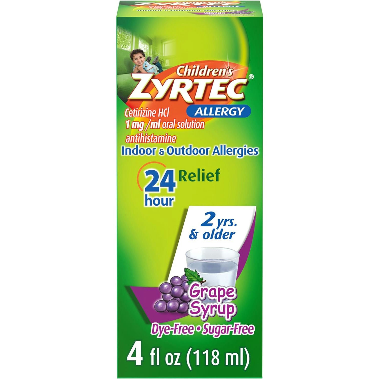 Zyrtec Children's Allergy Relief Syrup | Shop at Carewell