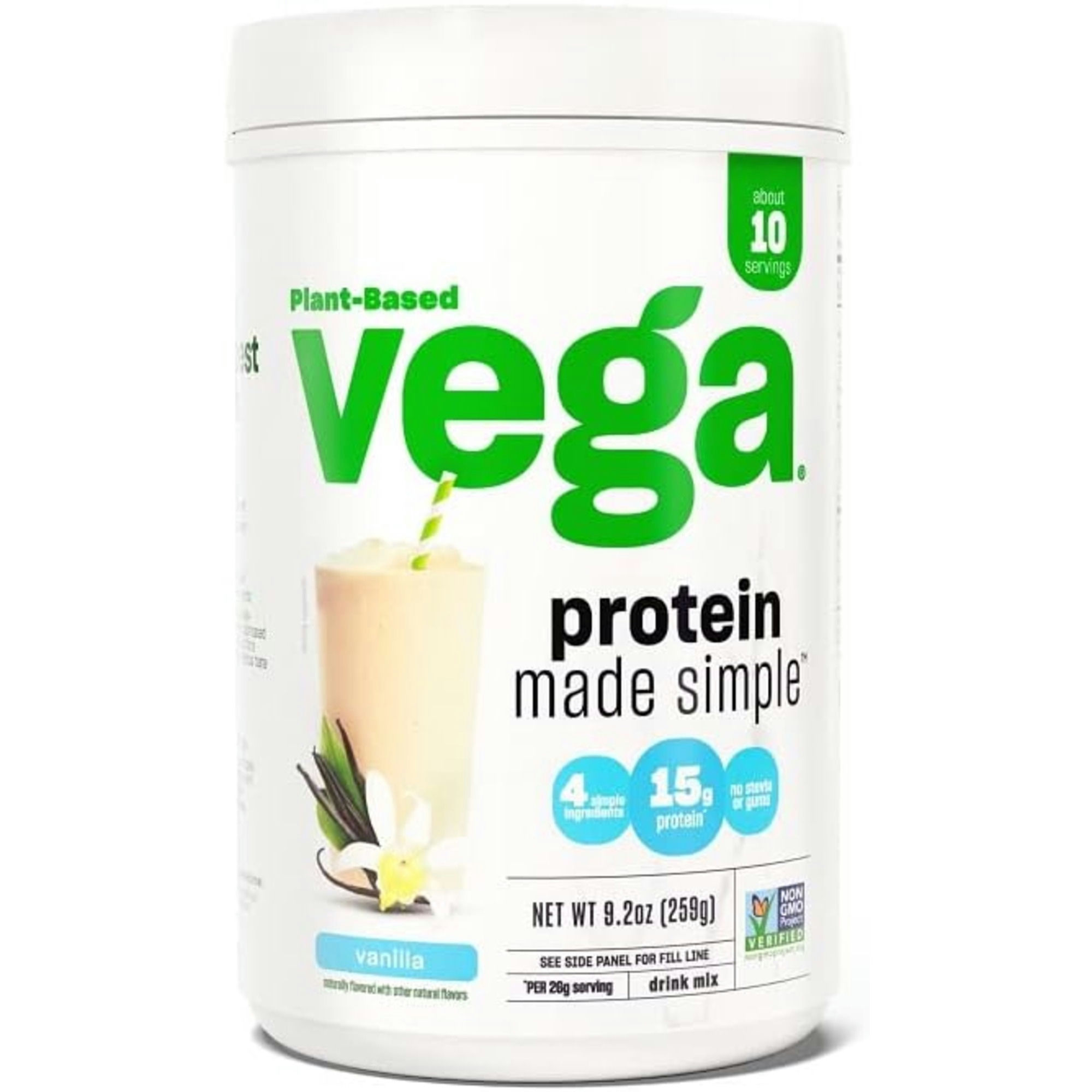 Vega Plant Based Protein Made Simple Drink Mix | Carewell