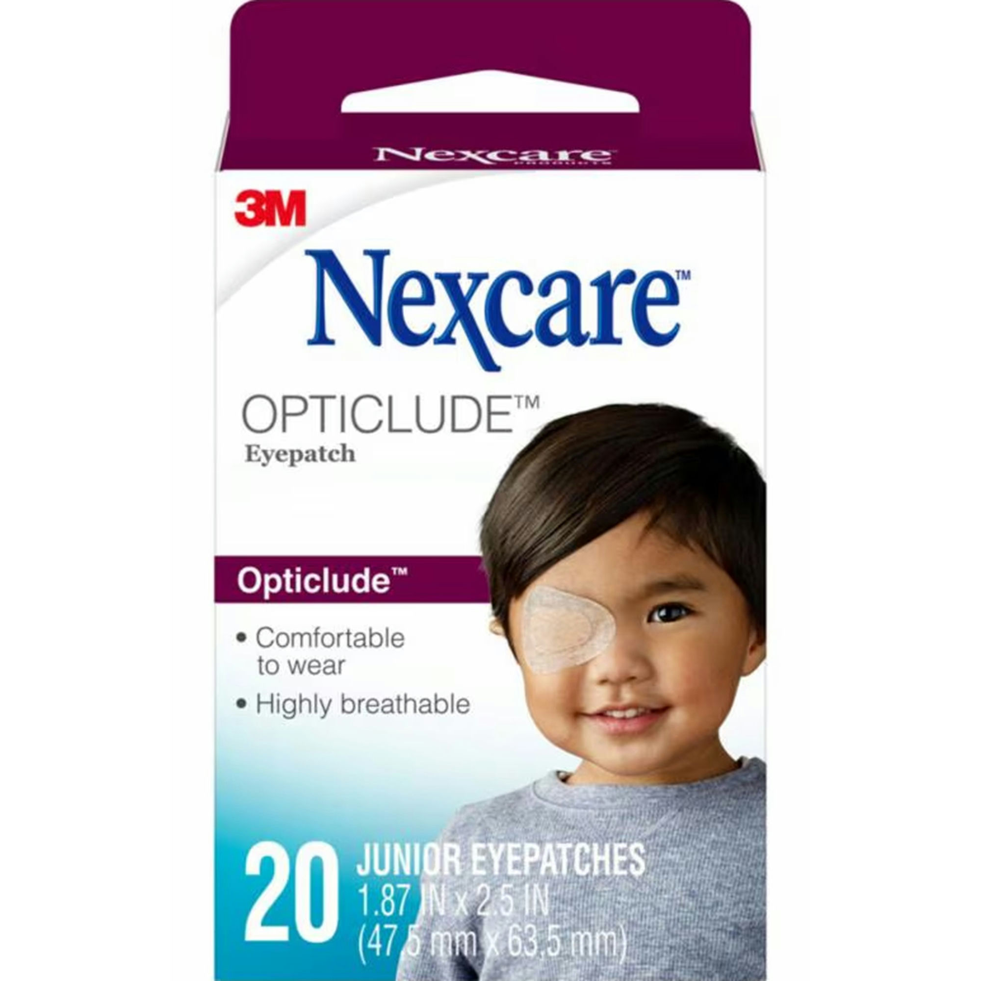 Nexcare Opticlude Orthoptic Eye Patches | Shop at Carewell