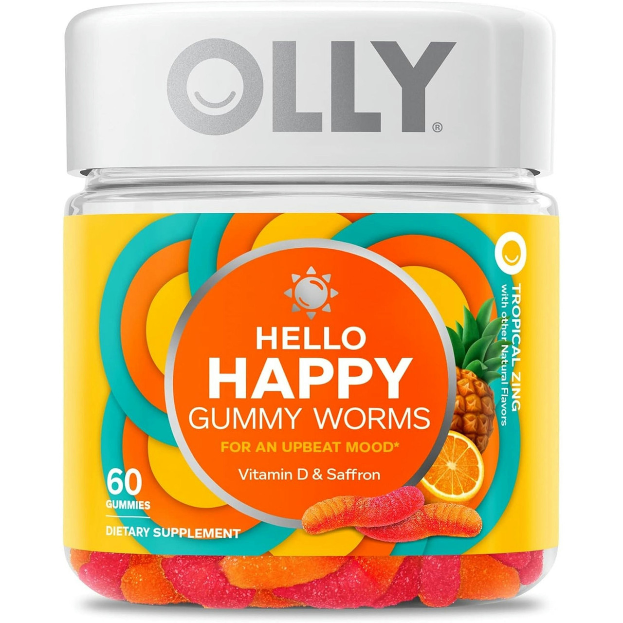 OLLY Hello Happy Gummy Worms | Shop at Carewell
