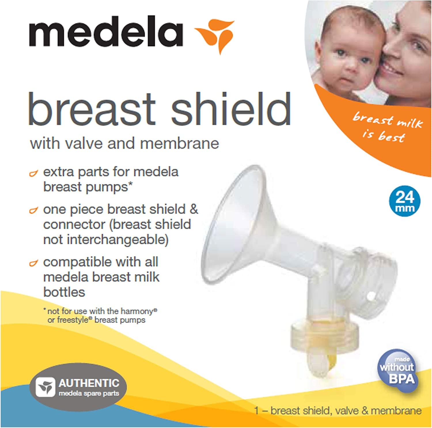 Medela Breast Shield with Valve and Membrane | Carewell