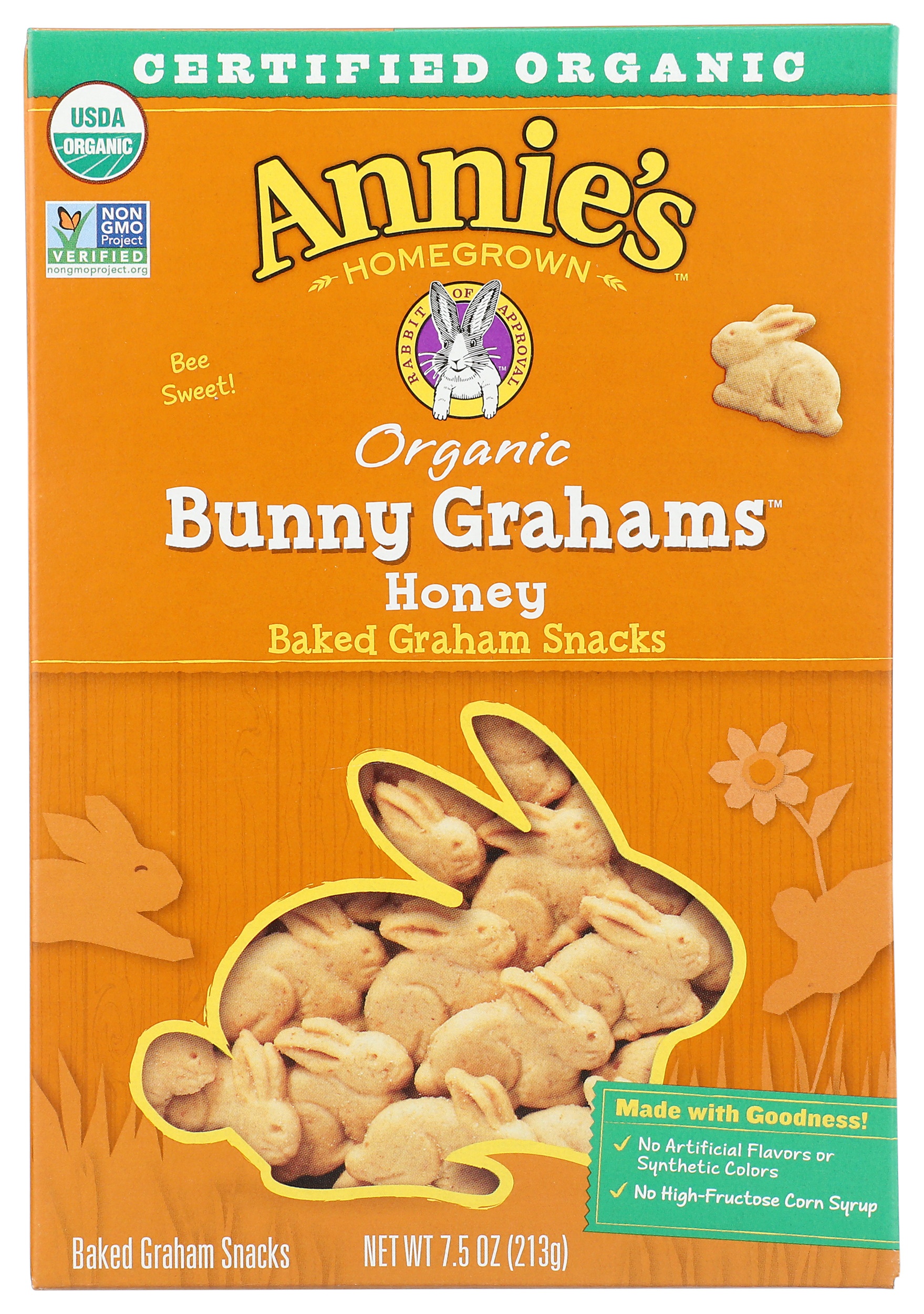 Annie's Homegrown Honey Bunny Grahams | Carewell
