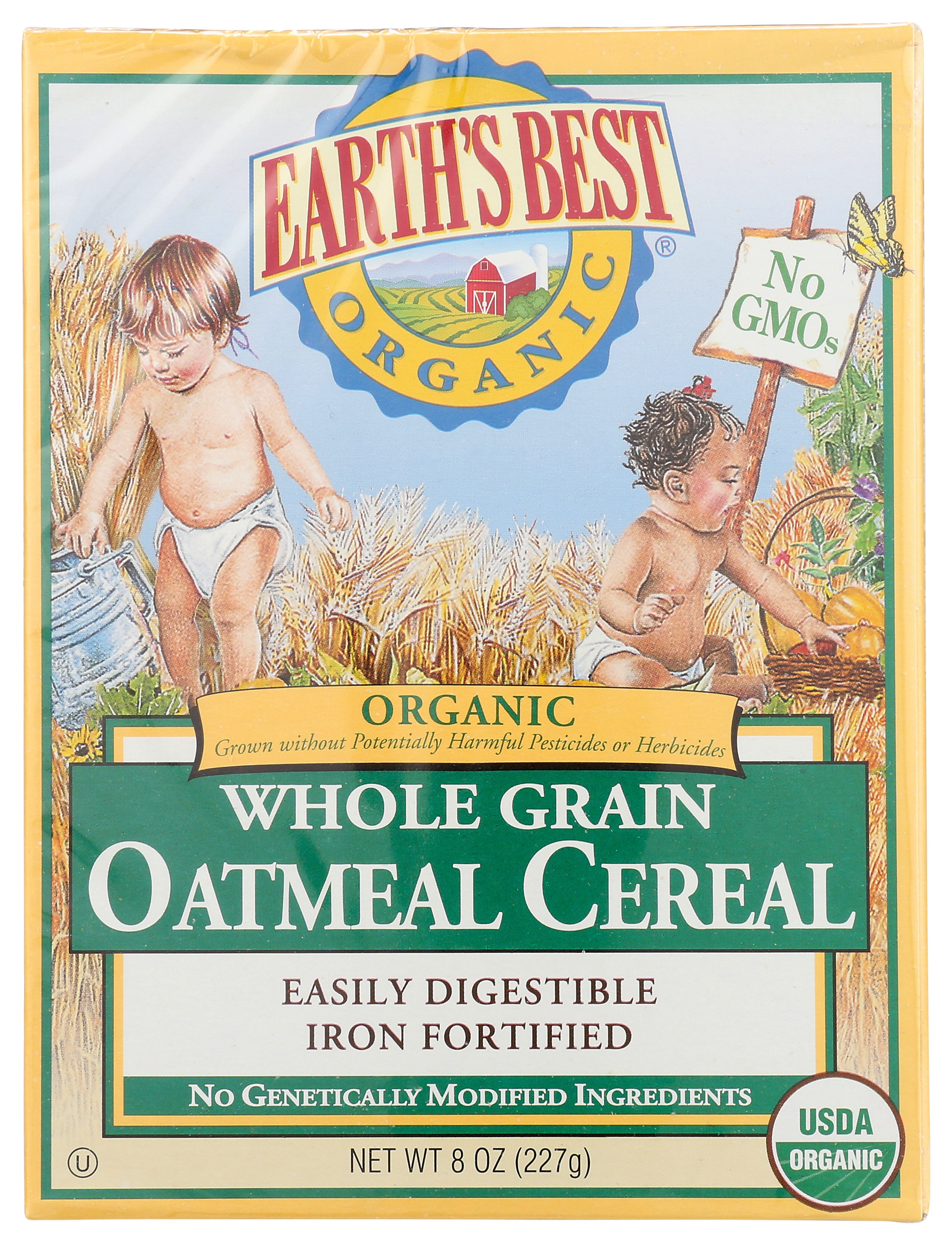 Earth's Best Organic Whole Grain Oatmeal Cereal | Carewell