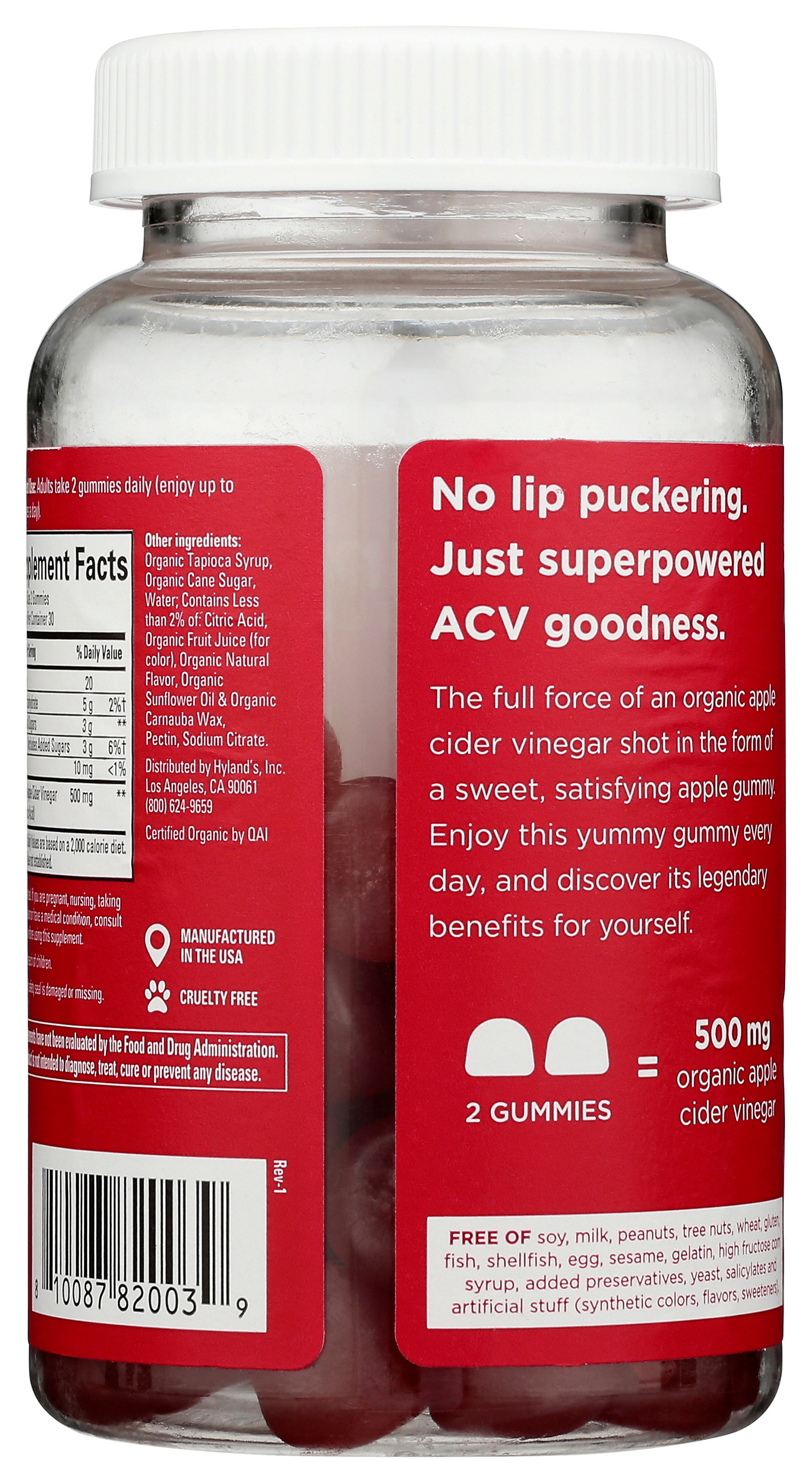 Hyland's Organic Apple Cider Vinegar Gummies | Carewell
