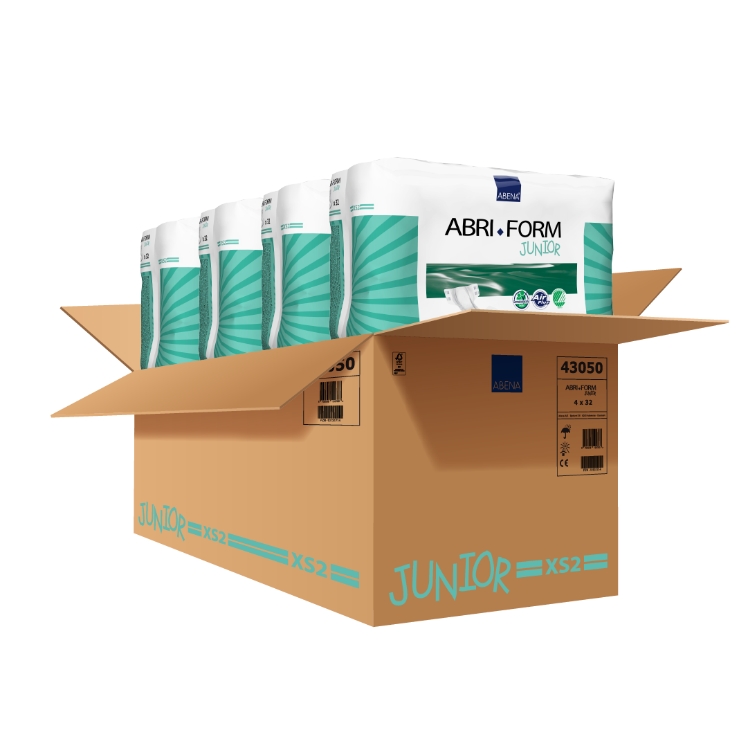 Abena Abri-Form Junior Diapers with Tabs, XS2 | Carewell
