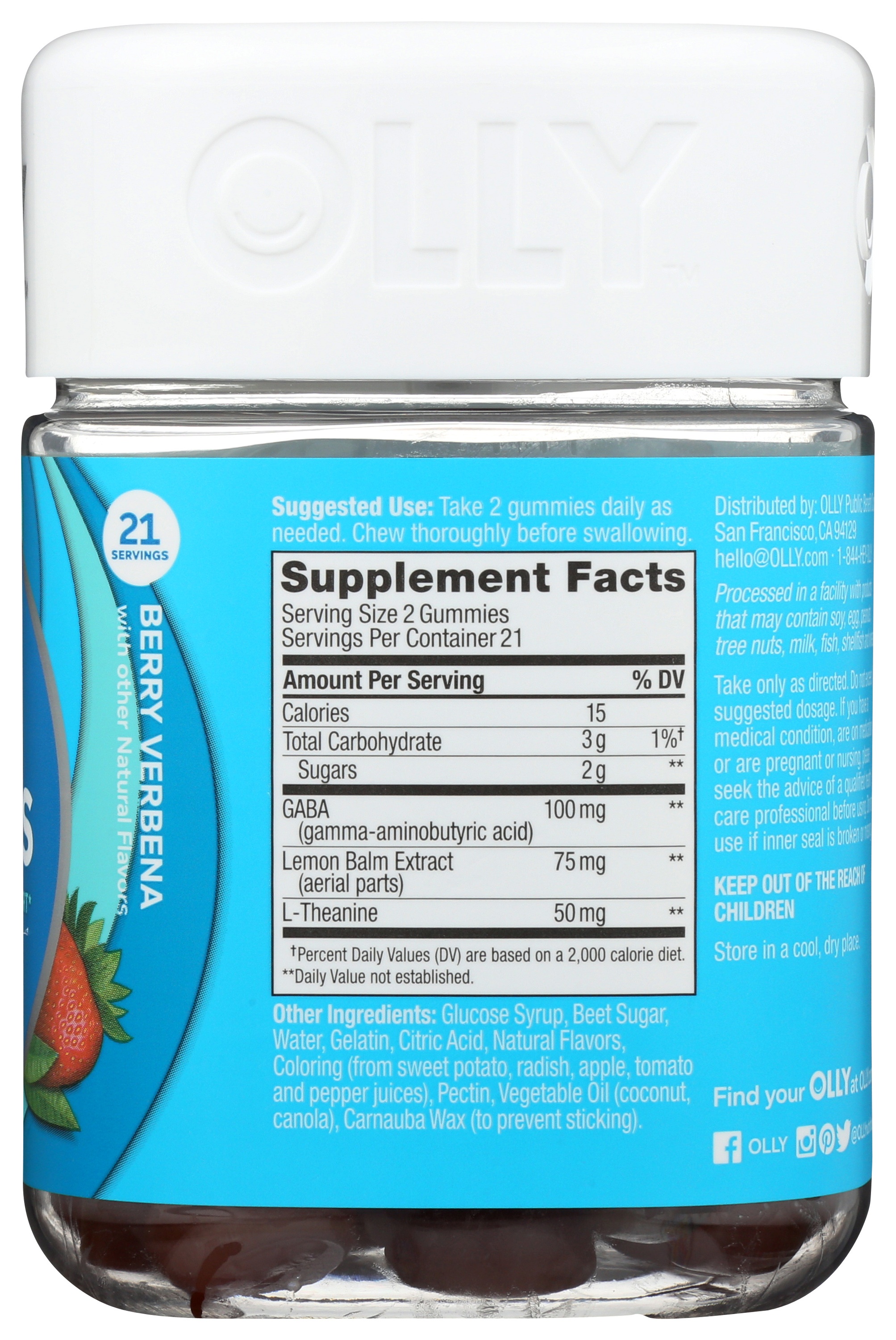 OLLY Goodbye Stress Gummies | Shop at Carewell