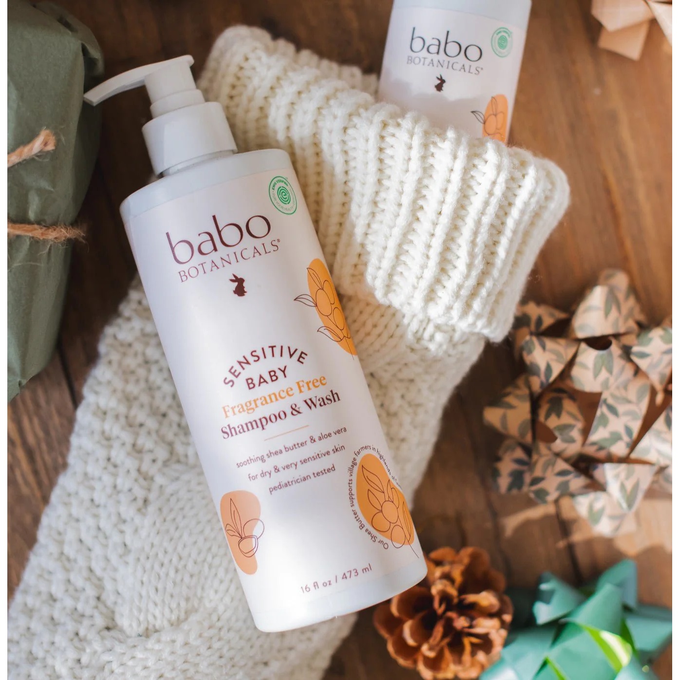 Babo Botanicals Sensitive Baby Shampoo & Wash | Carewell