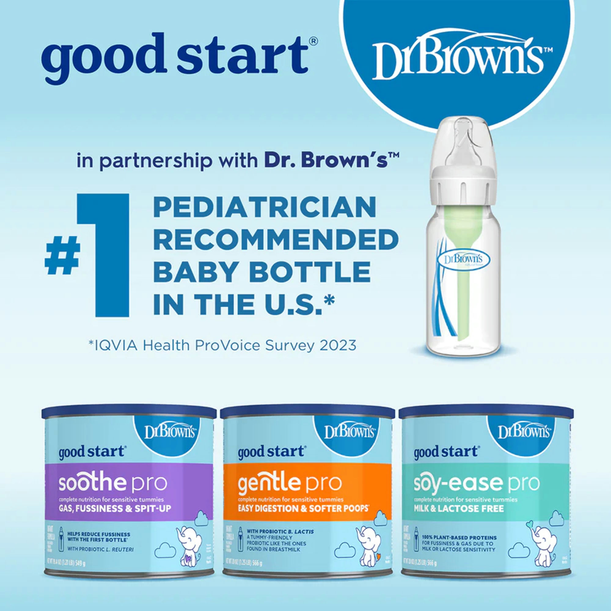 Dr. Brown's Good Start Soy-ease Pro Infant Formula Powder