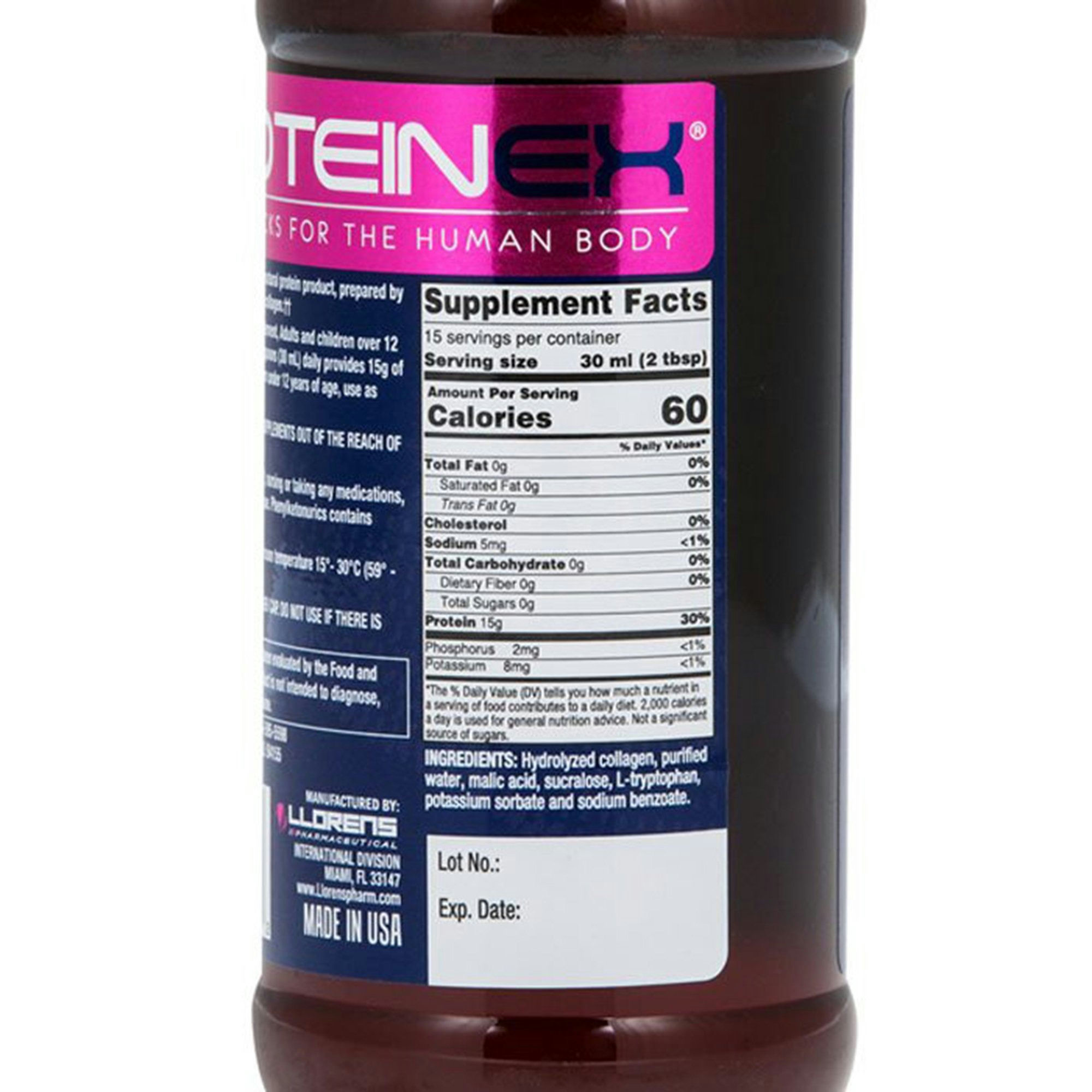 Proteinex P15 Hydrolyzed Liquid Protein Oral Supplement