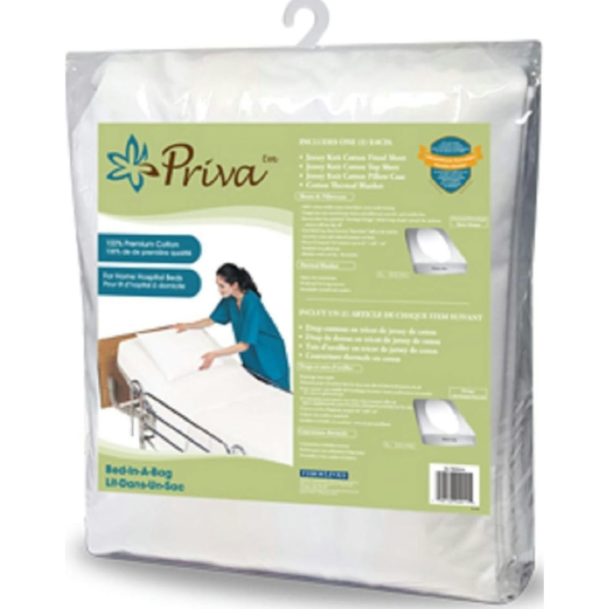 Fiberlinks Priva Bed in a Bag Hospital Bed Linens | Carewell