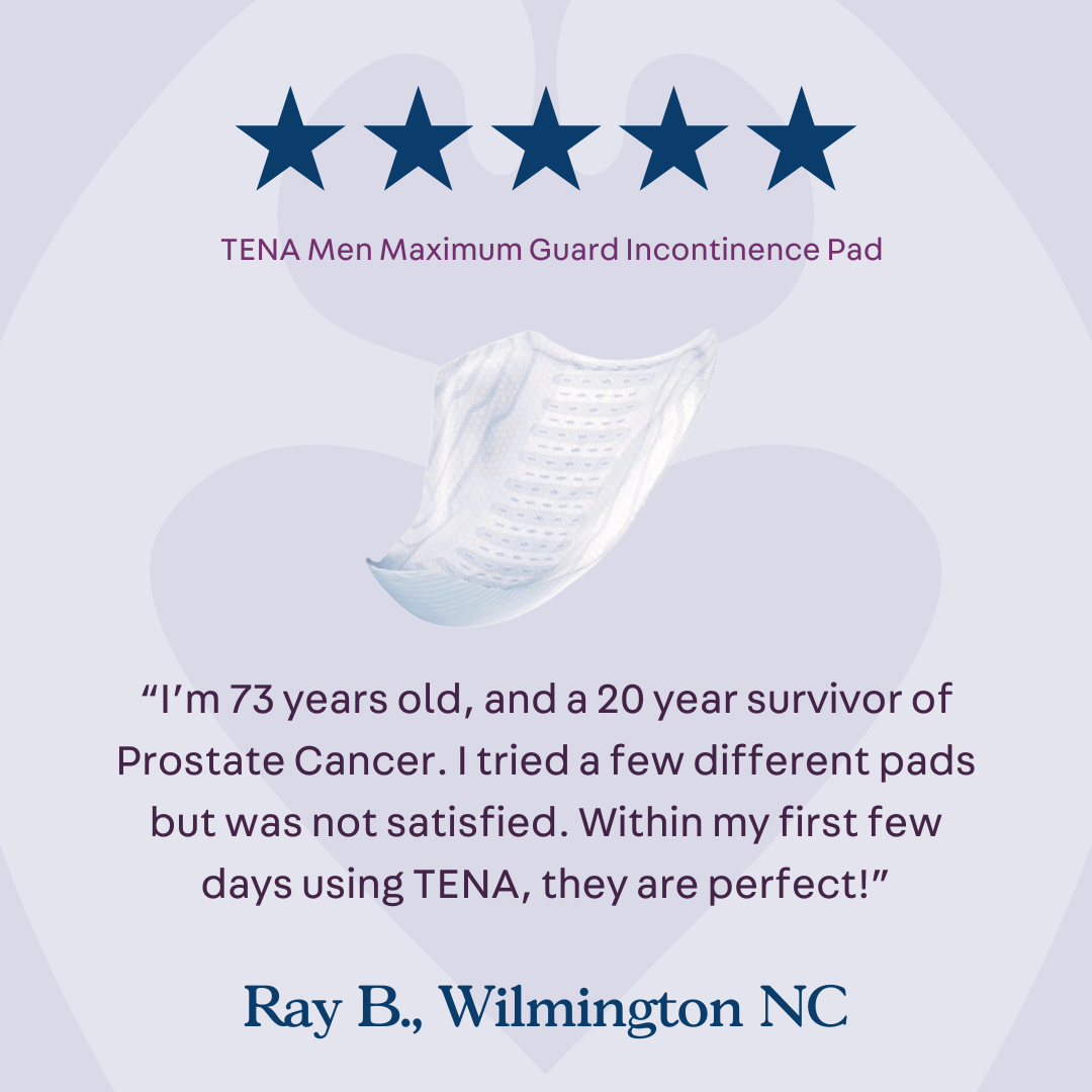 TENA Men Maximum Guard Incontinence Pad, Maximum Absorbency