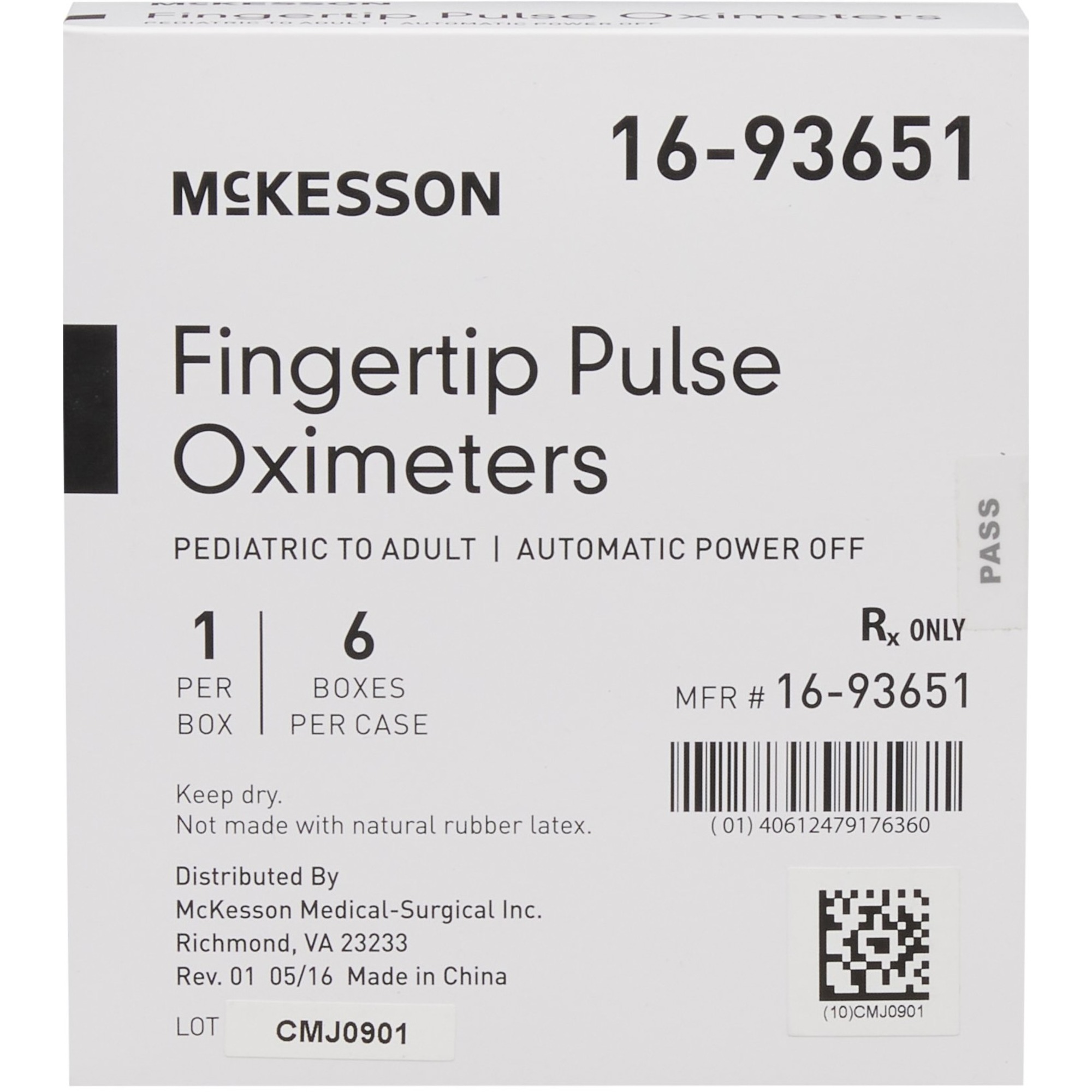McKesson Fingertip Pulse Oximeter | Shop at Carewell