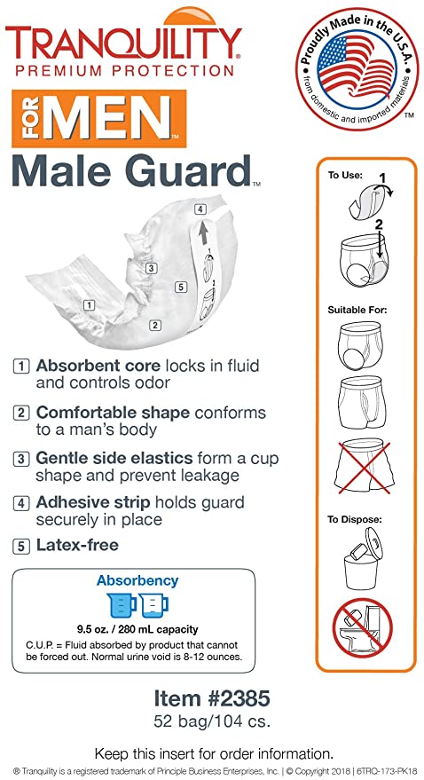 Tranquility Male Guard | Shop at Carewell