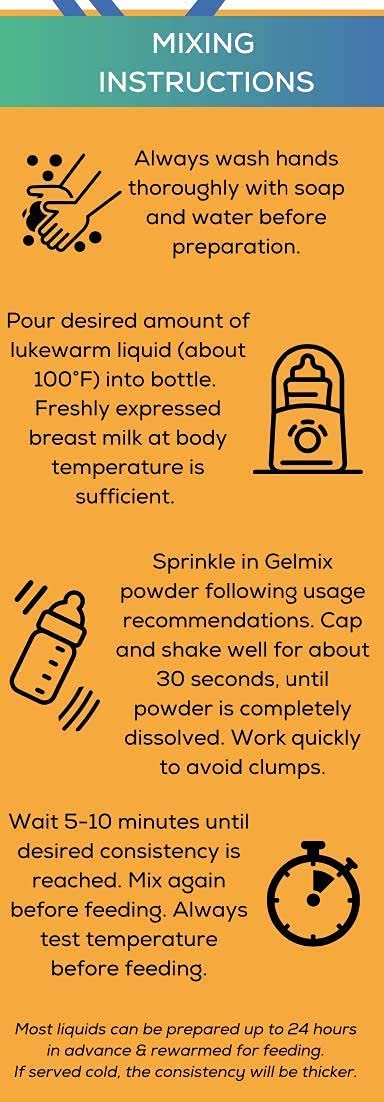 Gelmix Infant Thickener for Breast Milk & Formula | Carewell