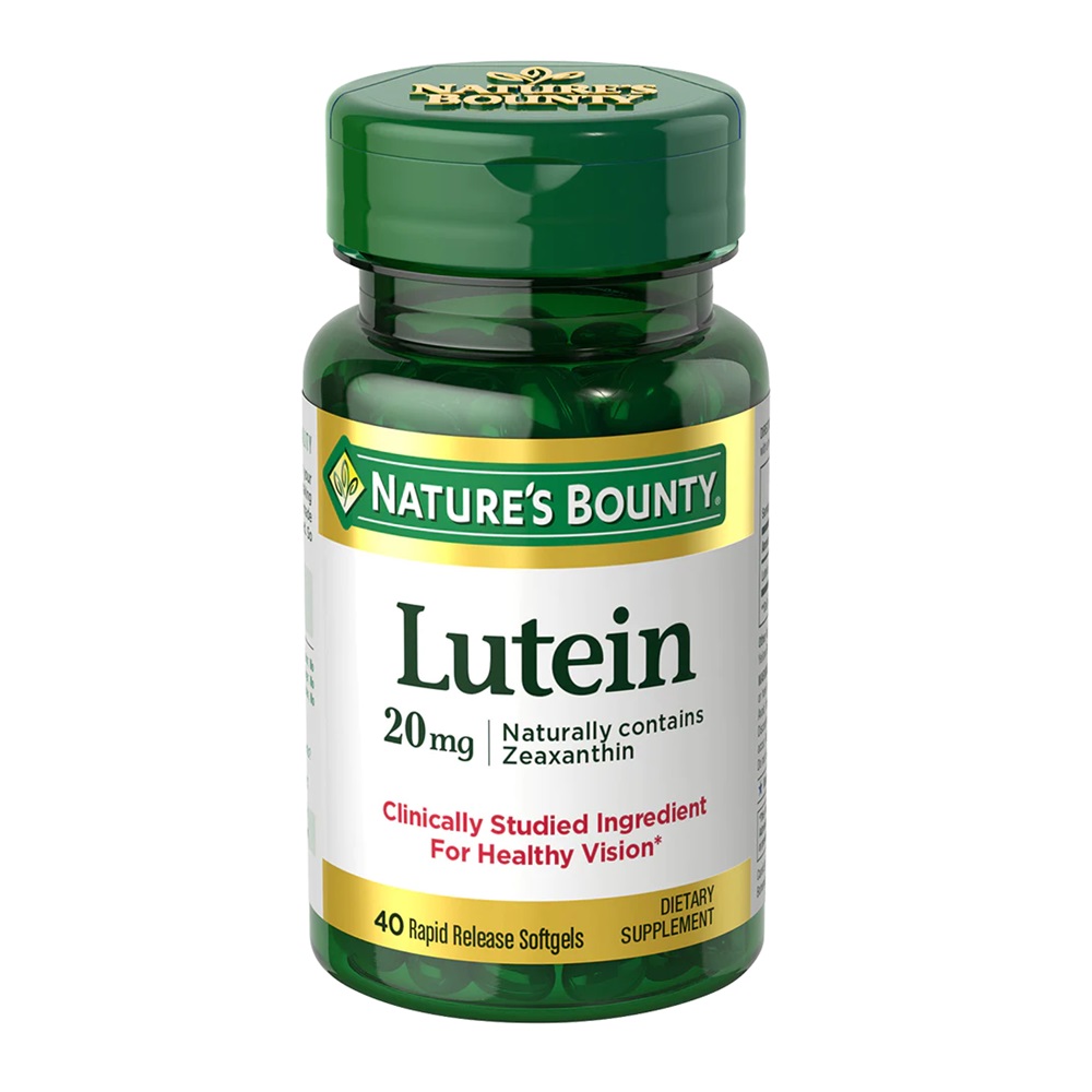 Nature's Bounty Lutein Eye Vitamin Supplement, 20 mg, 20 Tablets | Carewell