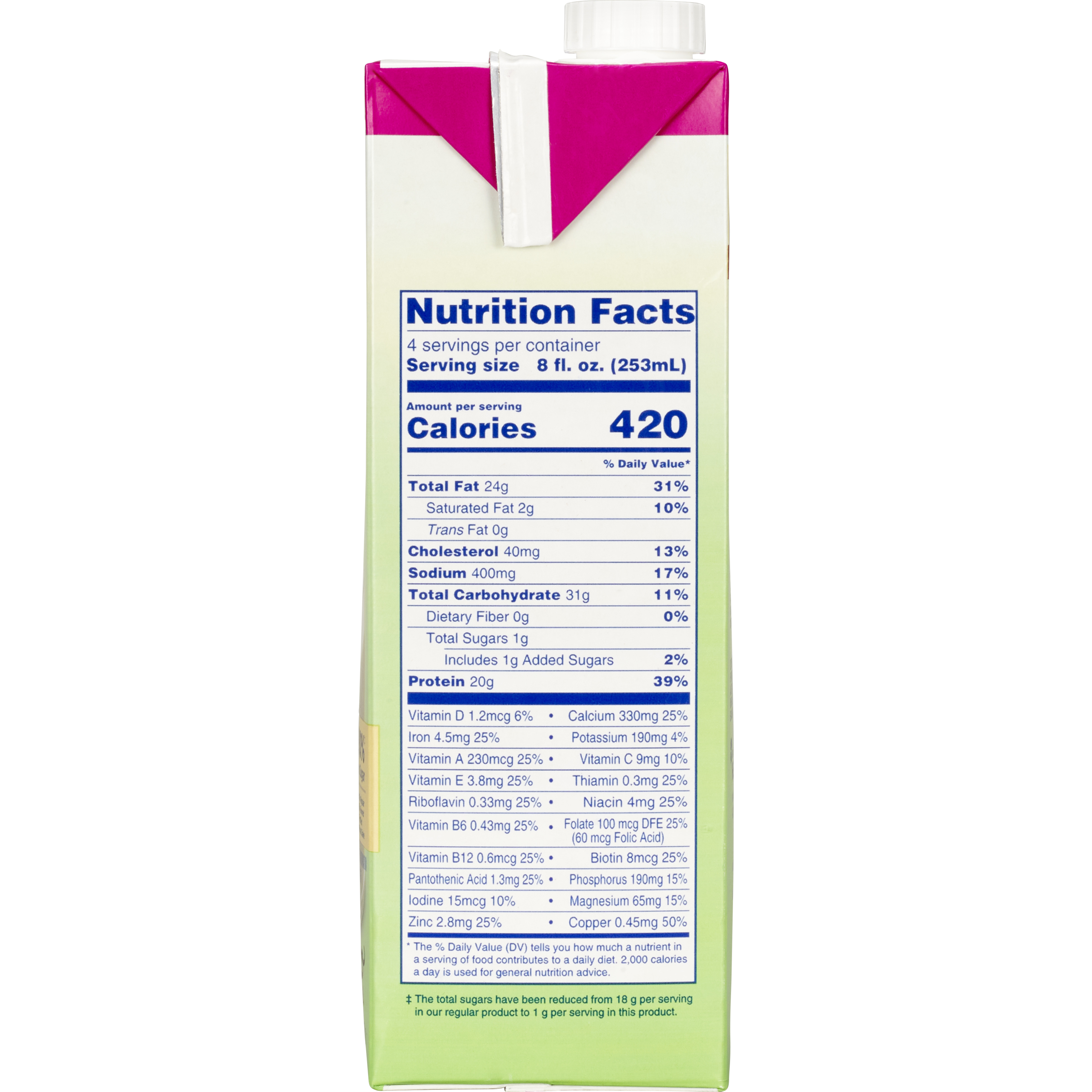 Hormel Med Pass Reduced Sugar Fortified Nutritional Shake, Vanilla ...
