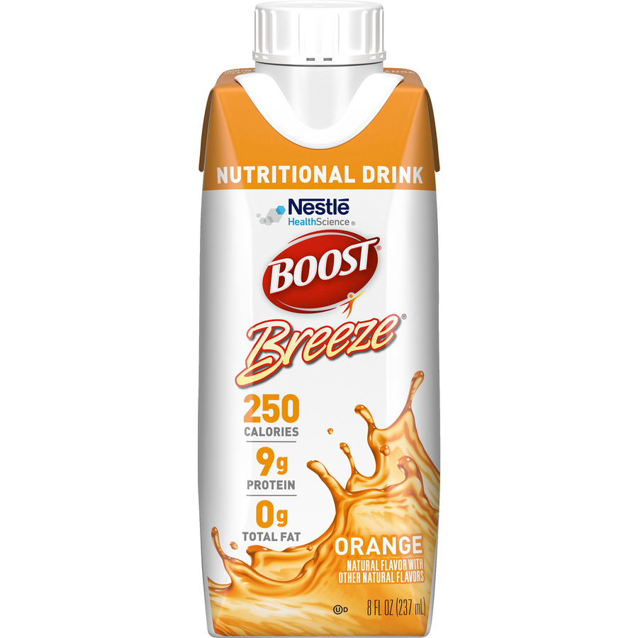Boost Breeze Nutritional Drink, Orange, 8 oz. | Carewell