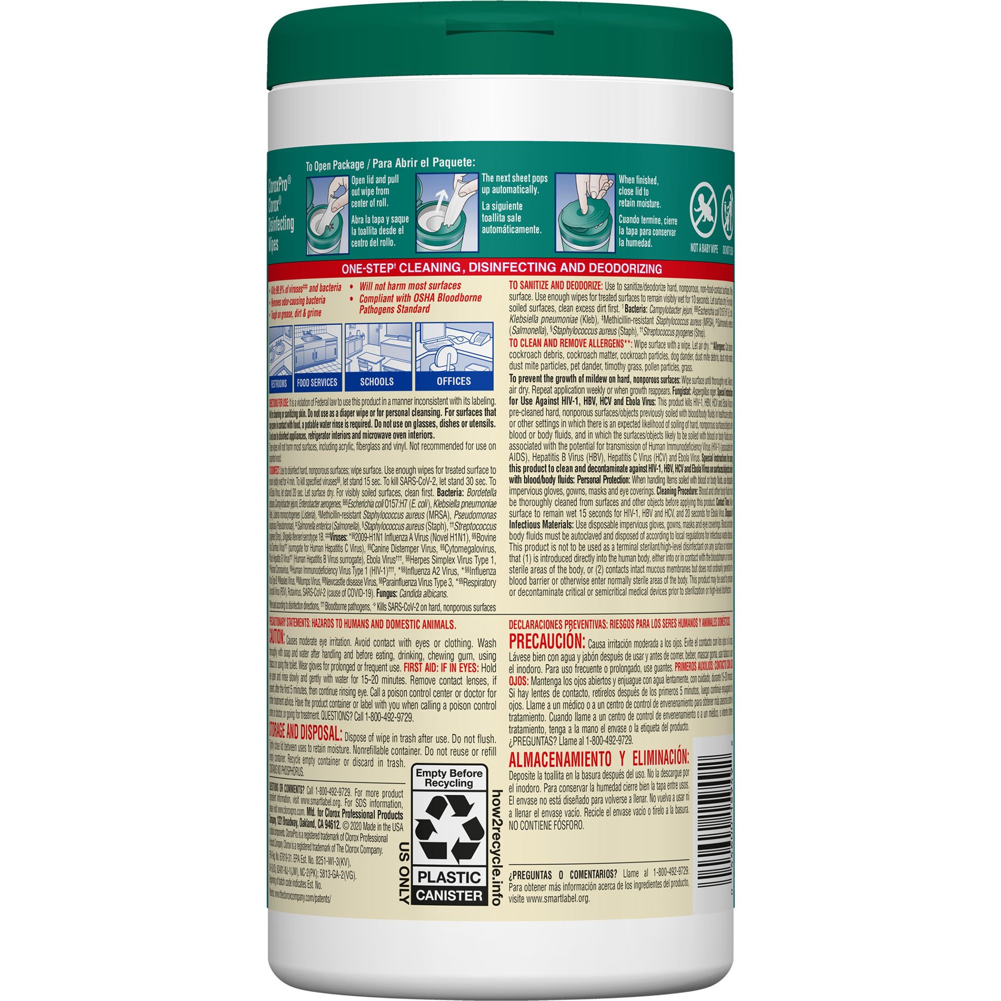 CloroxPro Disinfecting Wipes | Shop at Carewell