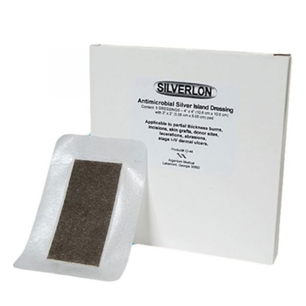 Silverlon Wound Pad Dressing, 4" x 4 1/2" | Shop at Carewell