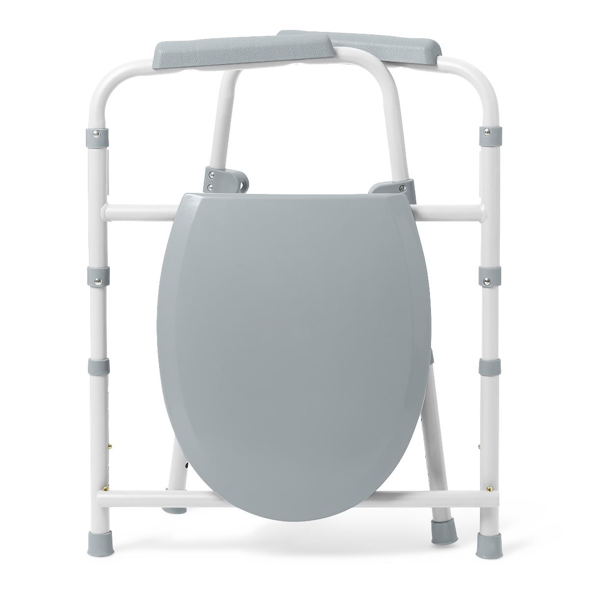 Medline 3-in-1 Steel Elongated Folding Commode | Carewell