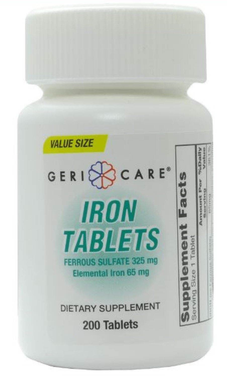 Geri-Care Iron Mineral Supplement, 200 Tablets | Carewell