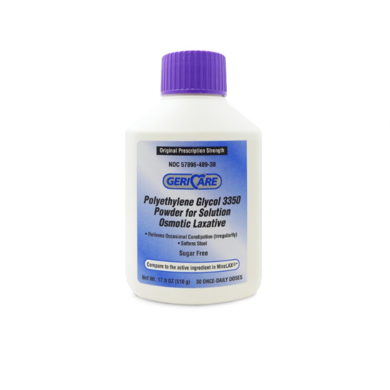 Rugby Peg 3350 Powder Polyethylene Glycol Oz 14 Daily Dose