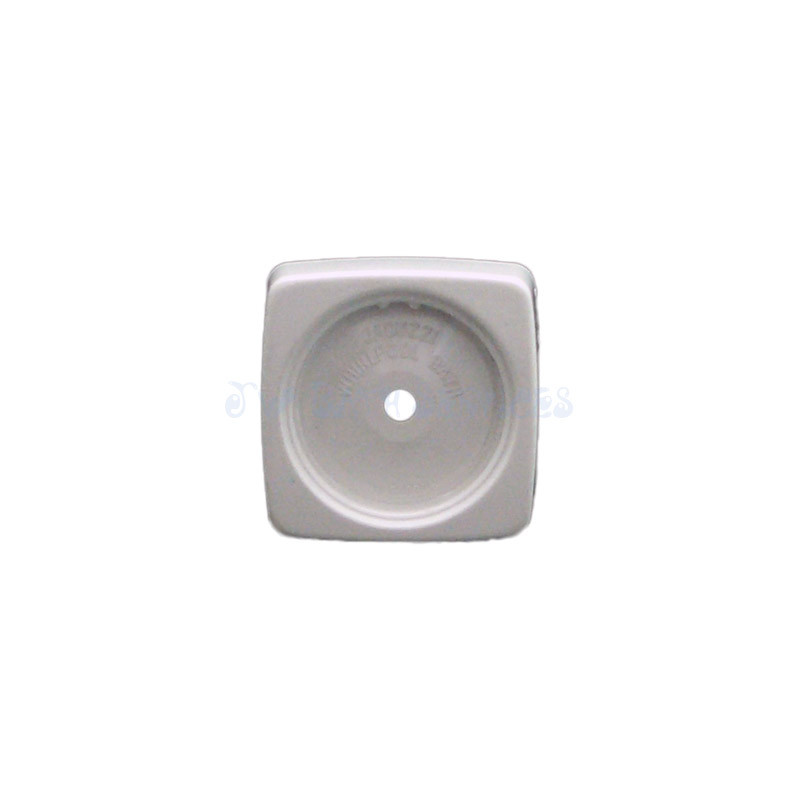 7952940 Jacuzzi Square Plastic Faucet Handle, White - JW Services