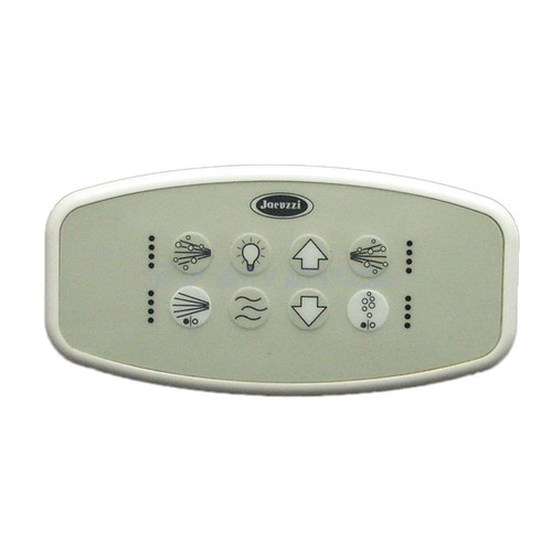 EJ16940 Jacuzzi 8 Button Topside Control Panel, White - JW Services
