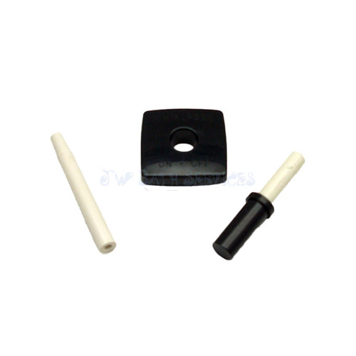 8140917 Jacuzzi Bezel and Stem Packet, Black - JW Services