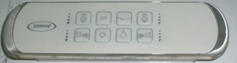 GX04000 Jacuzzi 8 Button Control Panel, White