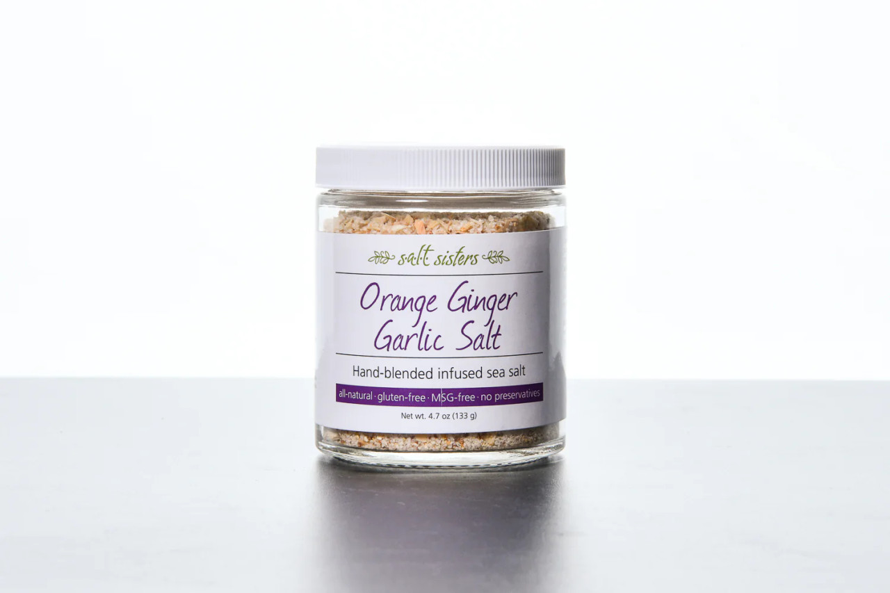 Salt Sisters Orange Ginger Garlic Salt - Olive Leaf Bloomington