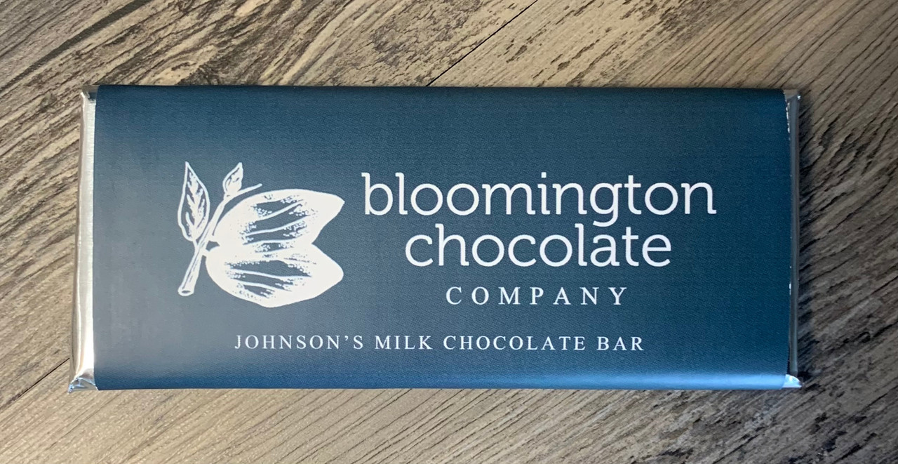 Johnson's Milk Chocolate Single Bar - Olive Leaf Bloomington