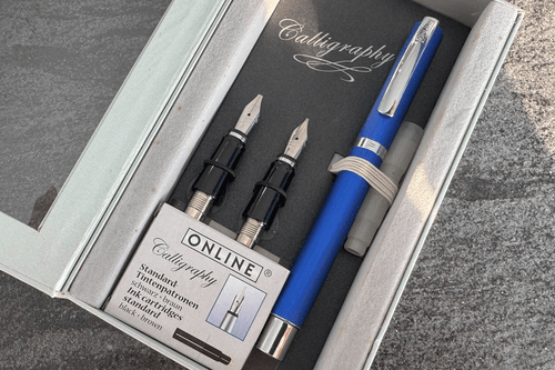 ONLINE Vision Blue Calligraphy Fountain Pen Set (366535)