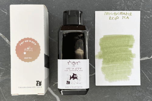 Troublemaker Inks Kelp Tea Fountain Pen 60ml Bottle Ink