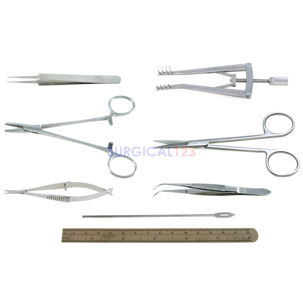 Mouse Dissecting Kit of 8 Surgical Instruments, Surgical123