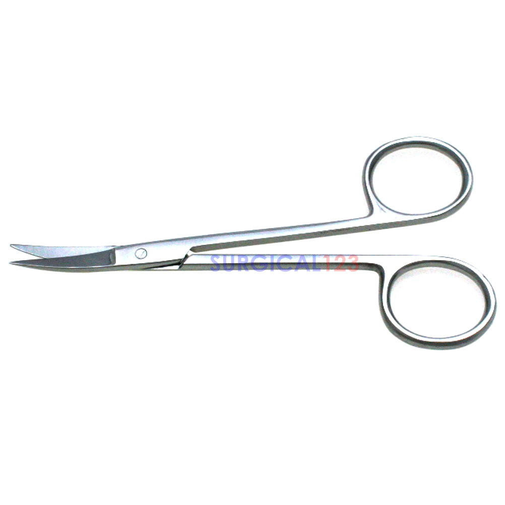 Disposable Iris Scissors Curved Blades 25-Pack