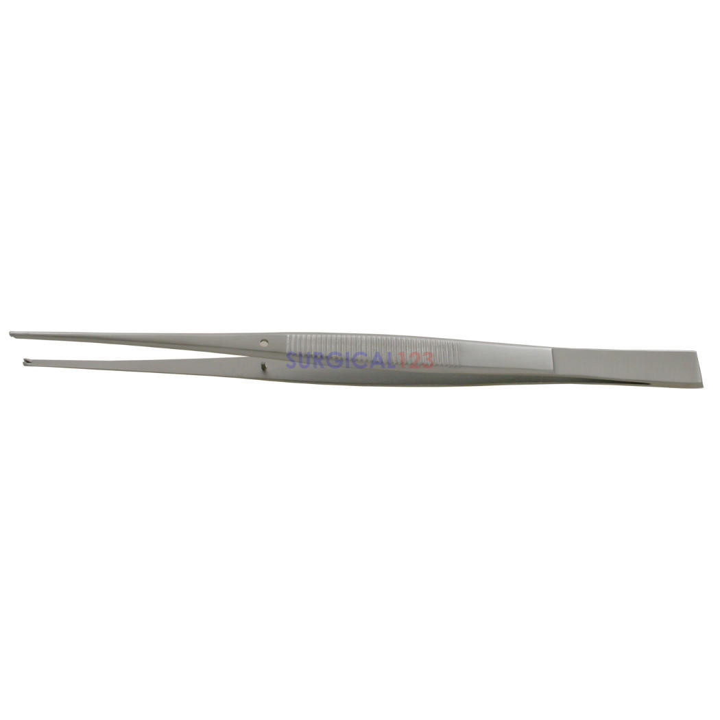 Cushing Tissue Forceps 1x2 Teeth Tips with Scraper End