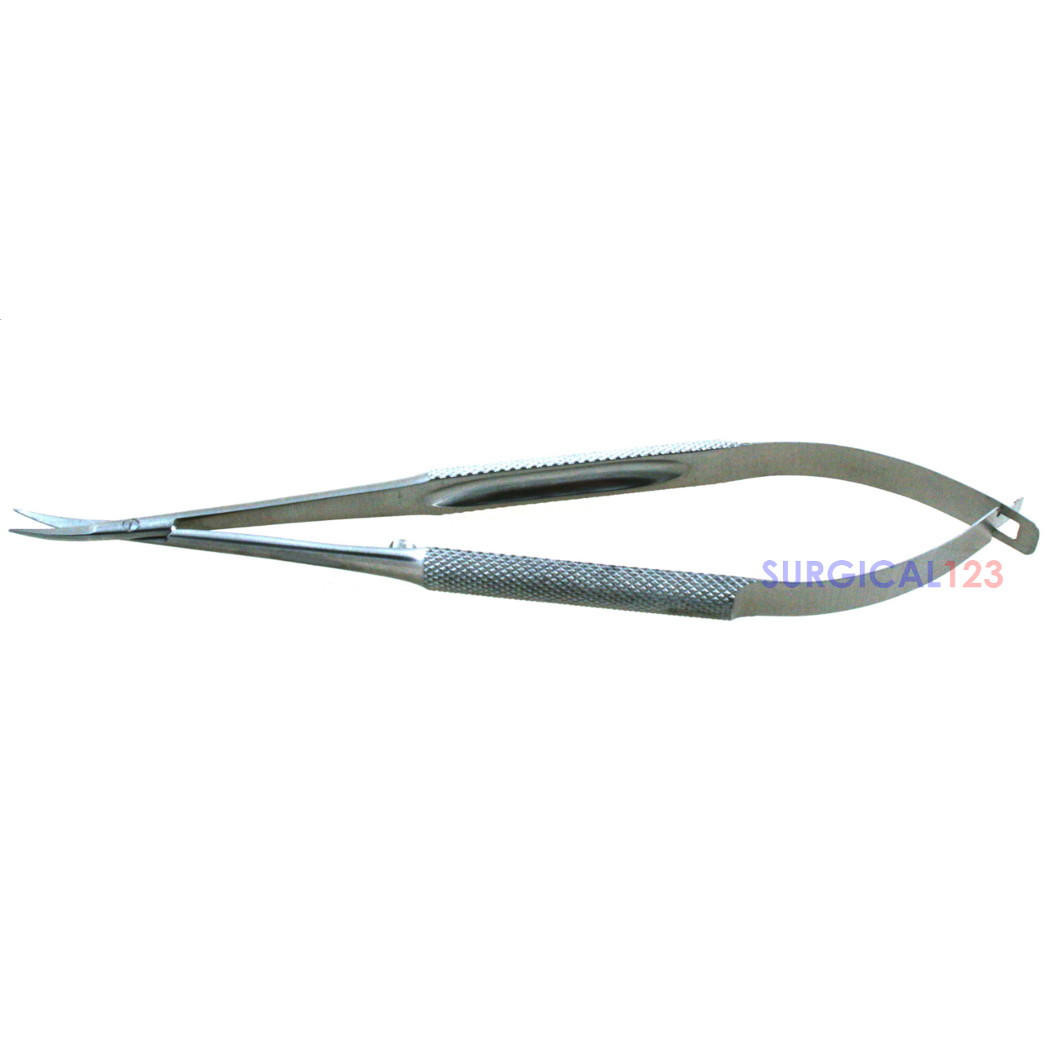 Micro Dissecting Scissors Curved Blades Blunt Points